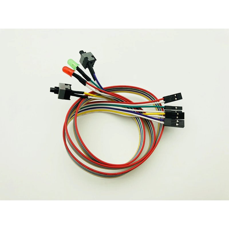 Power Switch Mainboard mit Reset und 2 LED´s, 4,95